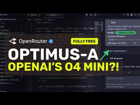 Optimus Alpha: This NEW Stealth & FULLY FREE AI Model might be O4 Mini! | 俺的AIメモ